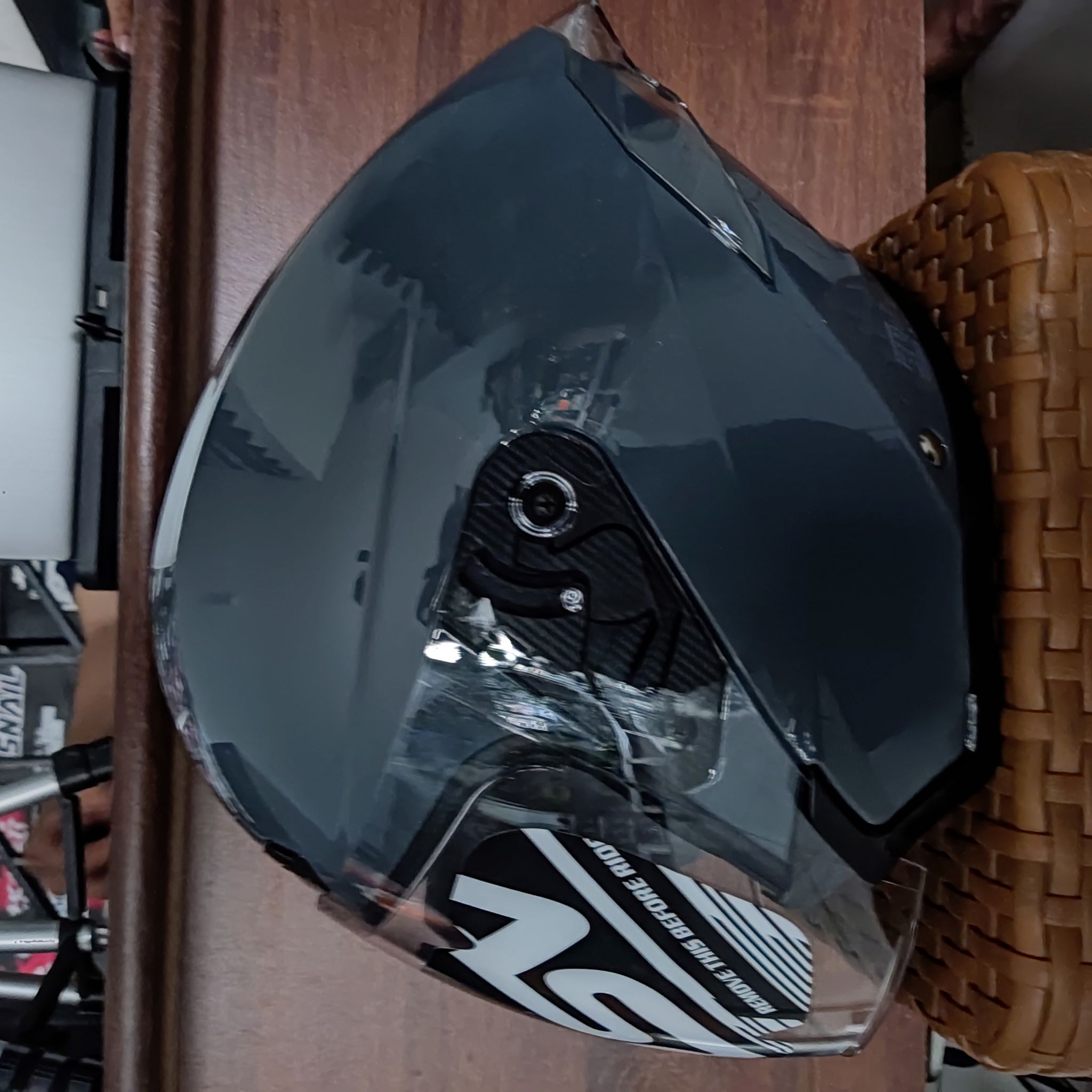 HELM RSV WINDTAIL SOLID PLATINUM GREY HALF FACE RSV WINDTAIL | Lazada ...