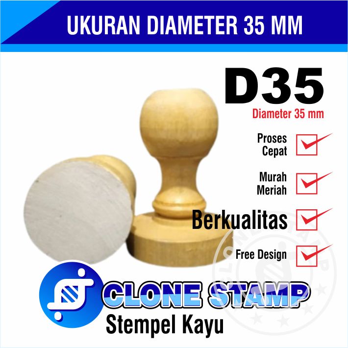 Stempel Kayu Stempel Manual Stempel Nilo Stempel Runafle BULAT Stempel ...