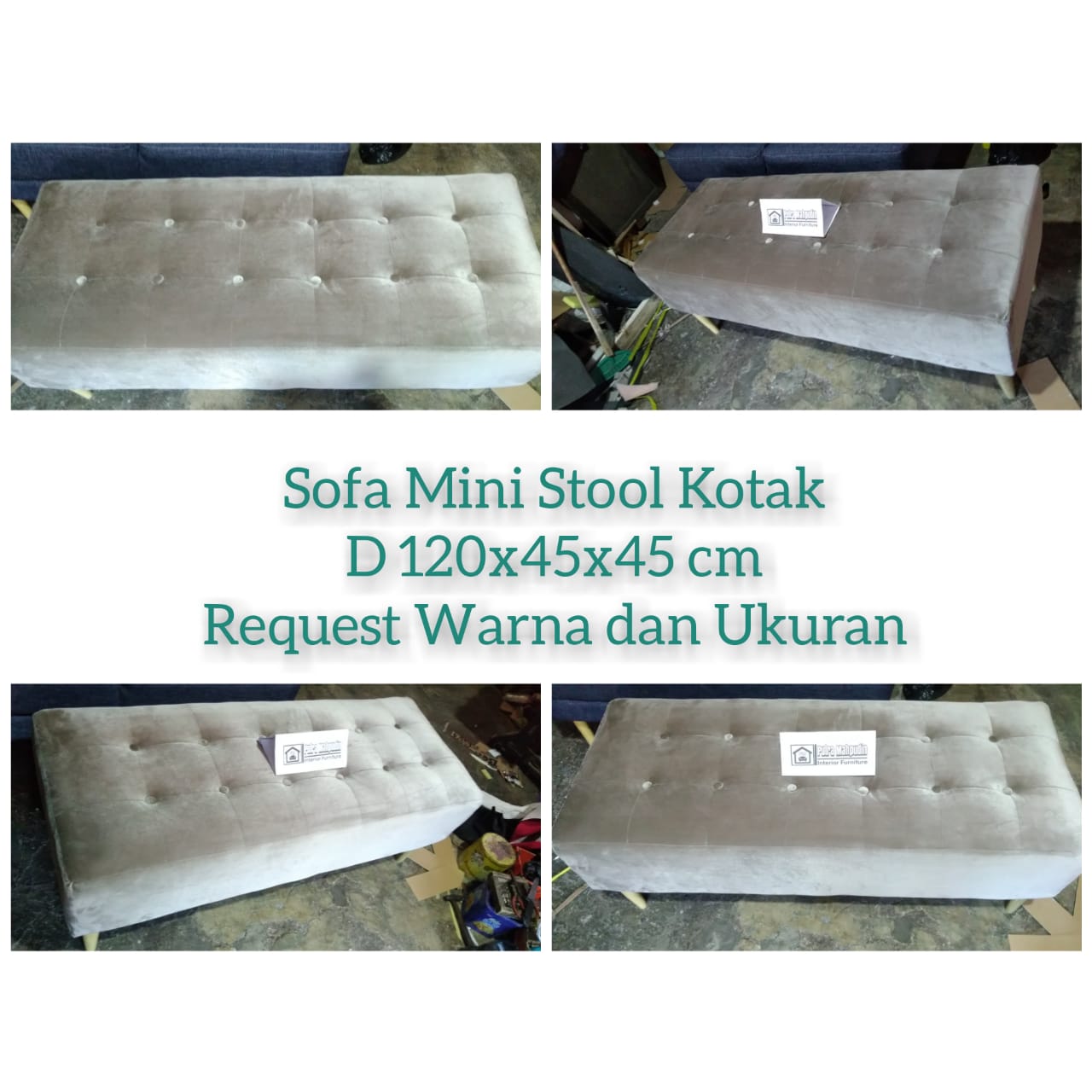 sofa panjang bench stool 120 cm minimalis skandinavia | Lazada Indonesia