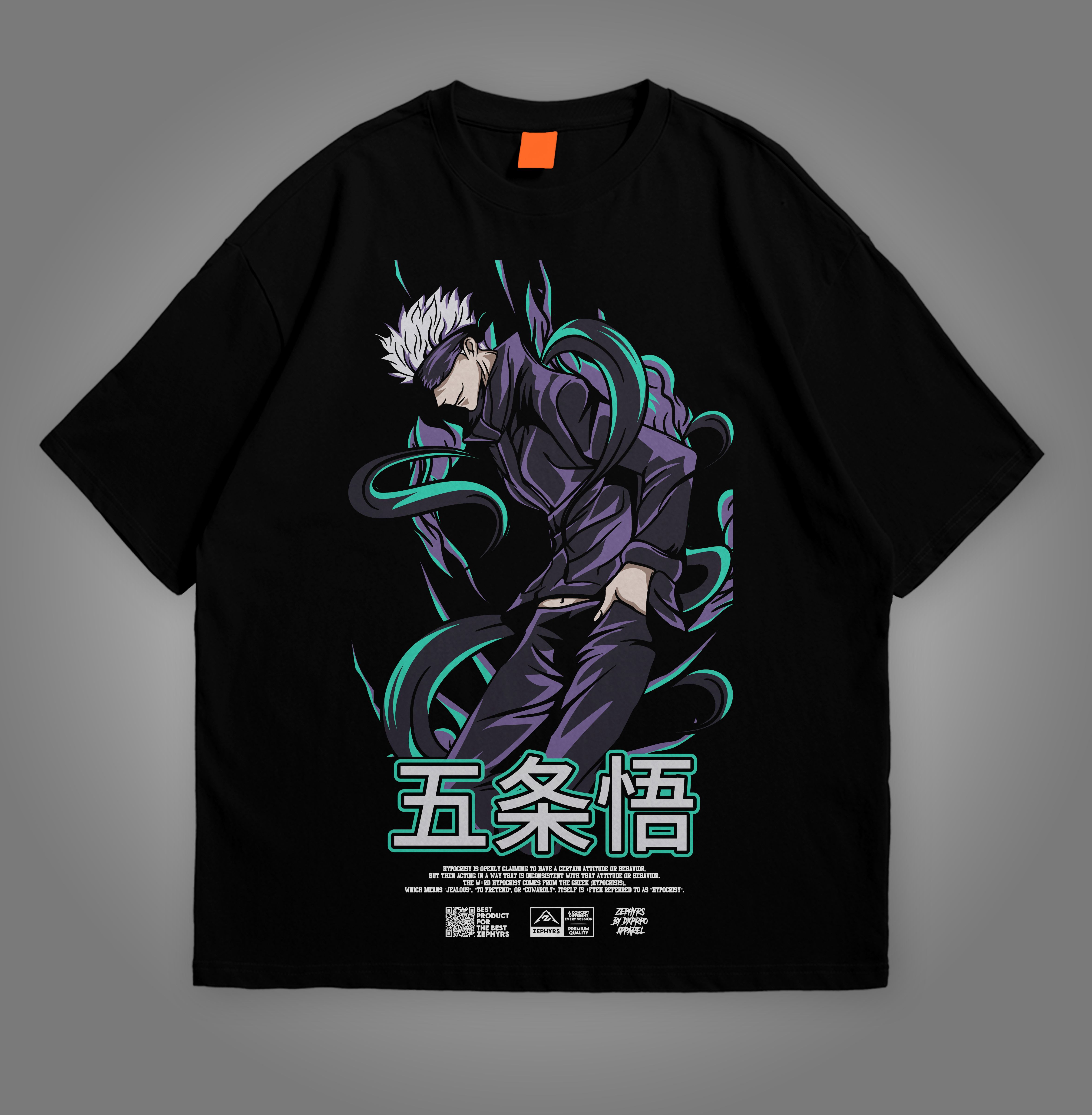 Baju Kaos SATORU GOJO SIX EYE JUJUTSU KAISEN | Lazada Indonesia