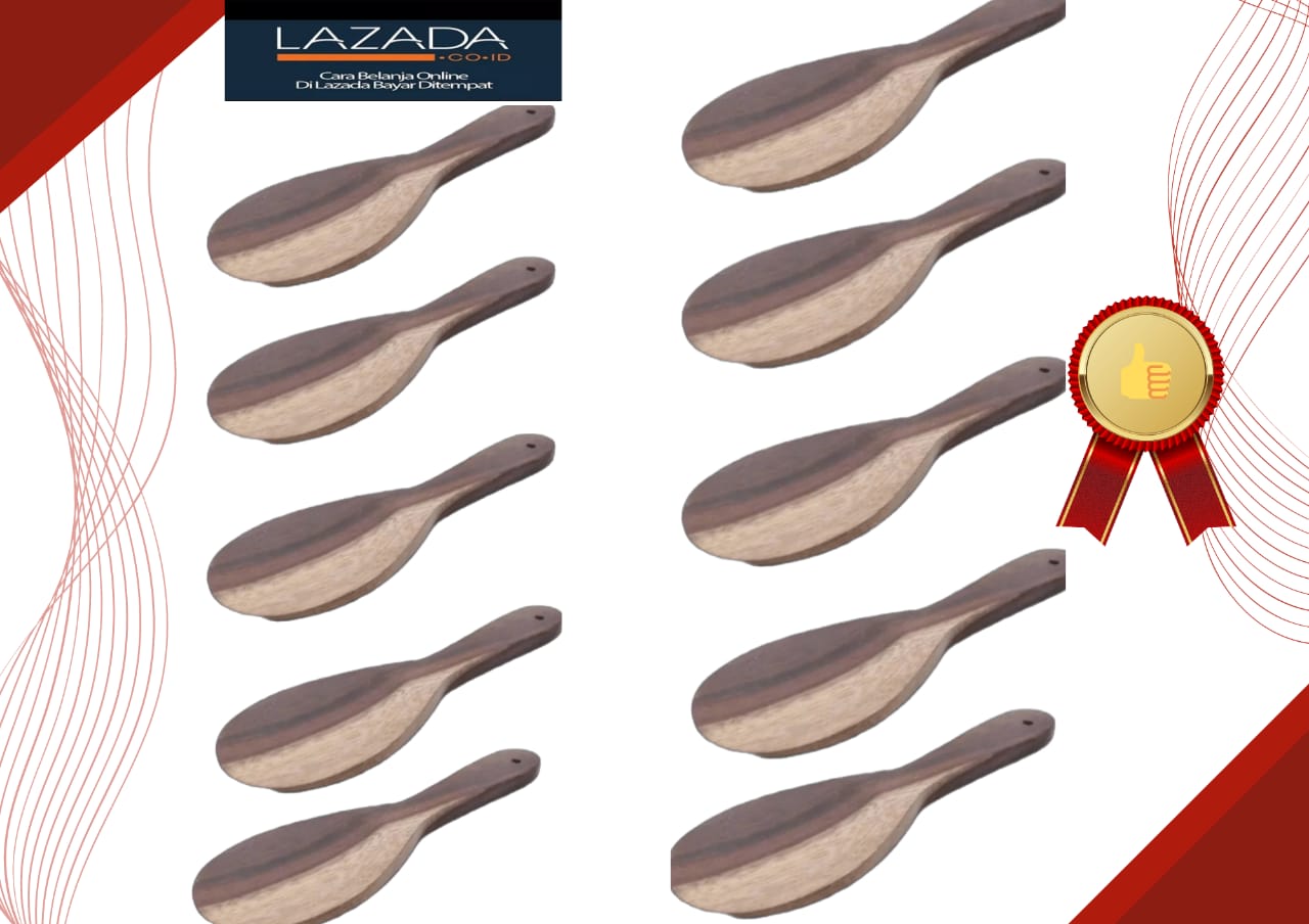 Centong Nasi Kayu - Cutil Kayu - Irus Kayu - Alat Dapur - Centong Kayu ...