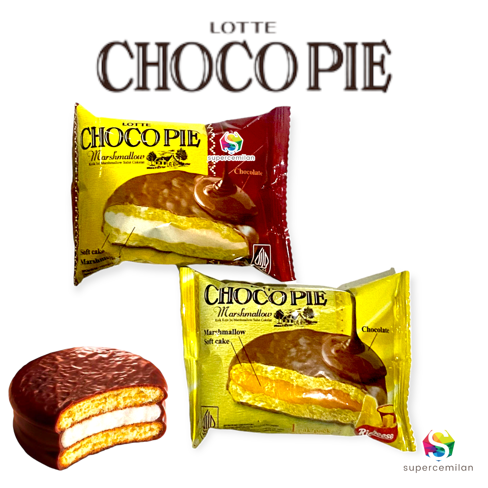 Lotte Choco / Cheese Pie Marshmallow SATUAN 28 gram | Lazada Indonesia