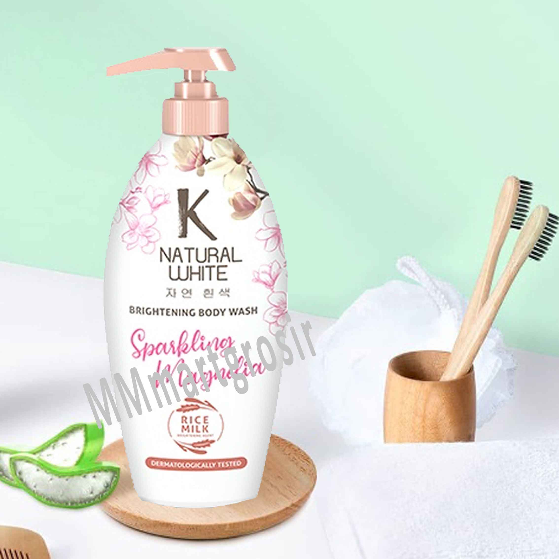 K Natural White / Sabun Mandi Cair / Brightening BodyWash / Sparkling ...