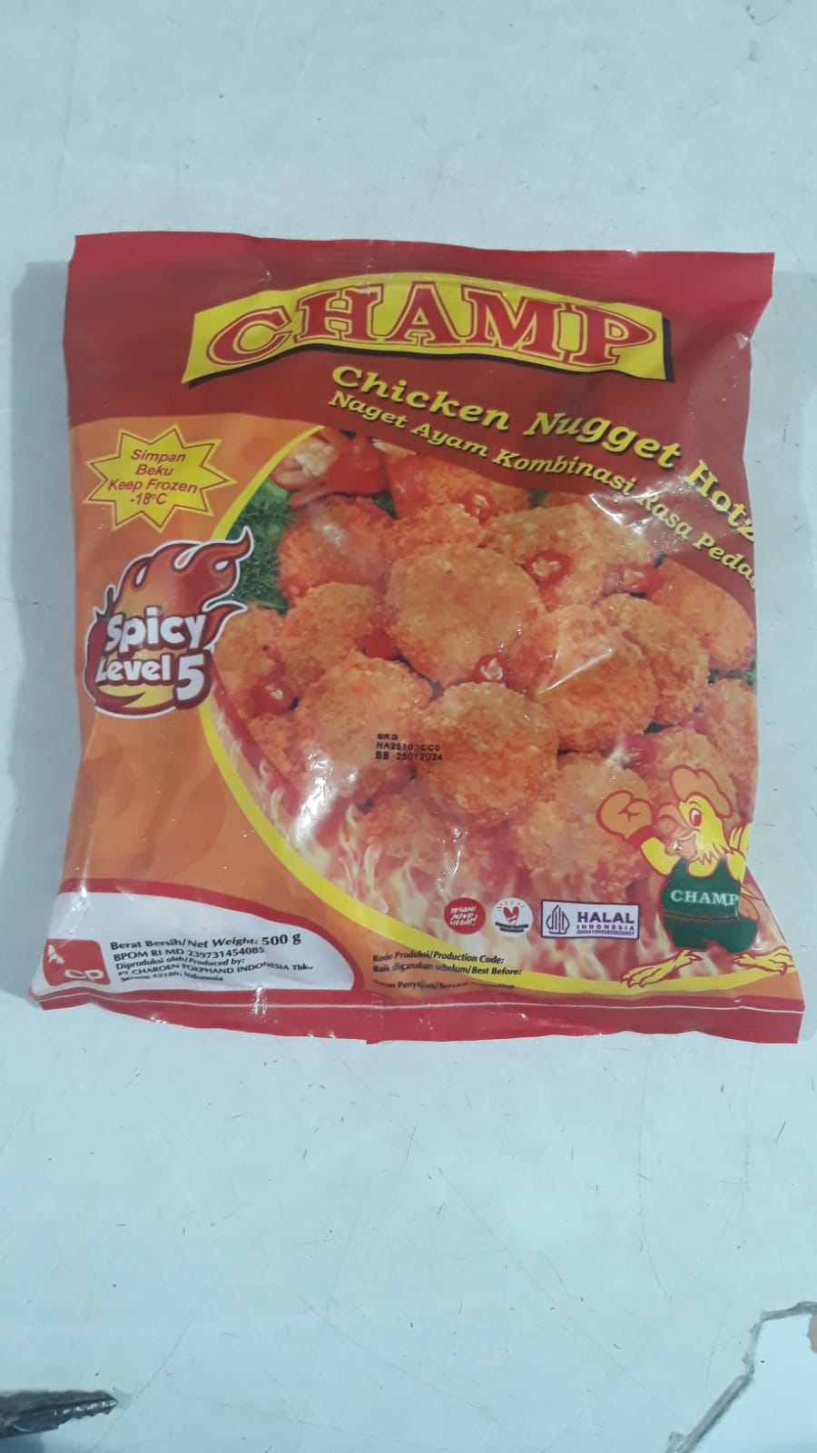 NUGGET SPICY 500GR - CHAMP NUGGET | Lazada Indonesia