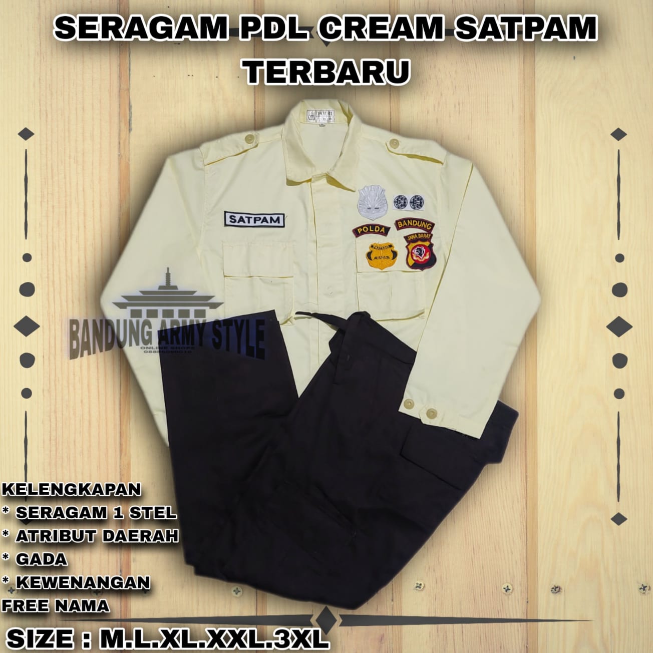 SERAGAM SATPAM TERBARU KREM / PAKAIAN SATPAM / STELAN SATPAM TERBARU ... SERAGAM SATPAM TERBARU KREM / PAKAIAN SATPAM / STELAN SATPAM TERBARU ...
