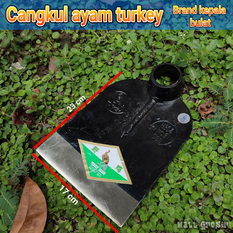Cangkul Baja Asli Super Tajam Cap Ayam Turkey - Pacul Produk Import ...