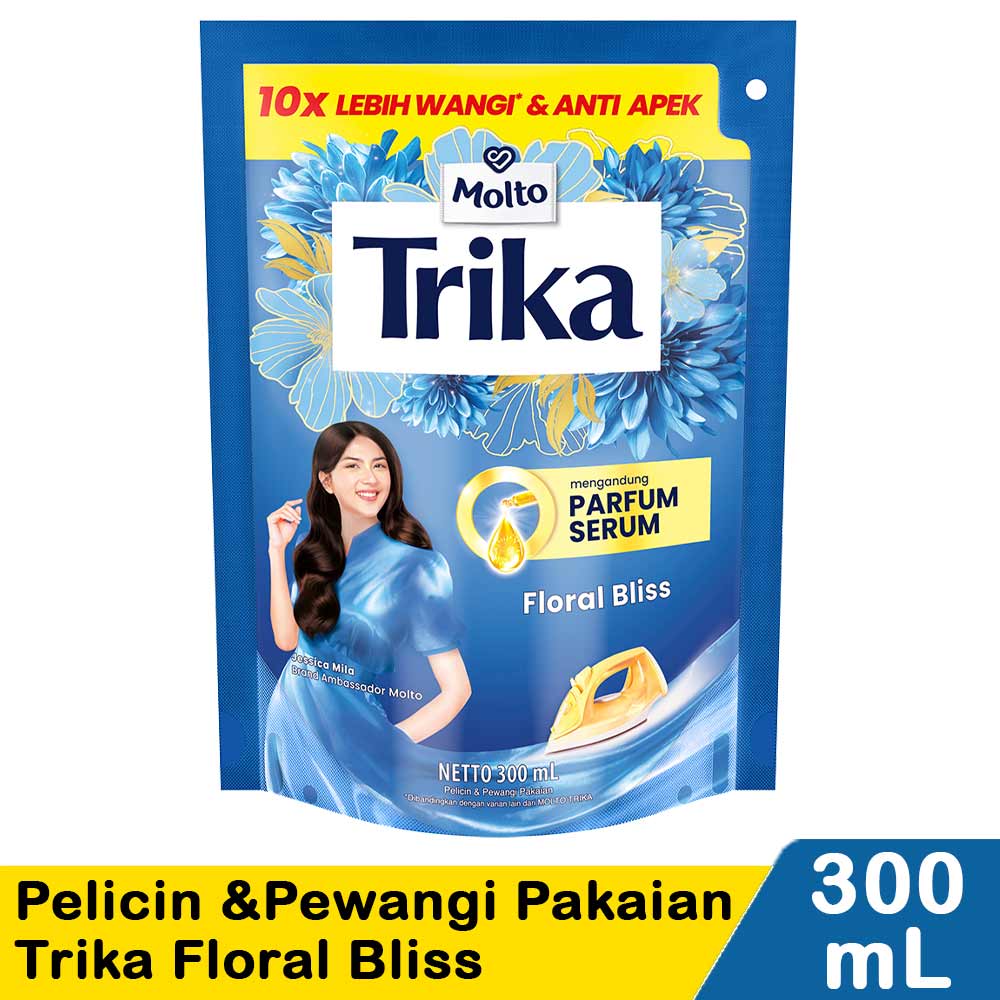 Molto trika pelicin & pewangi pakaian pure / japanese peach / floral ...