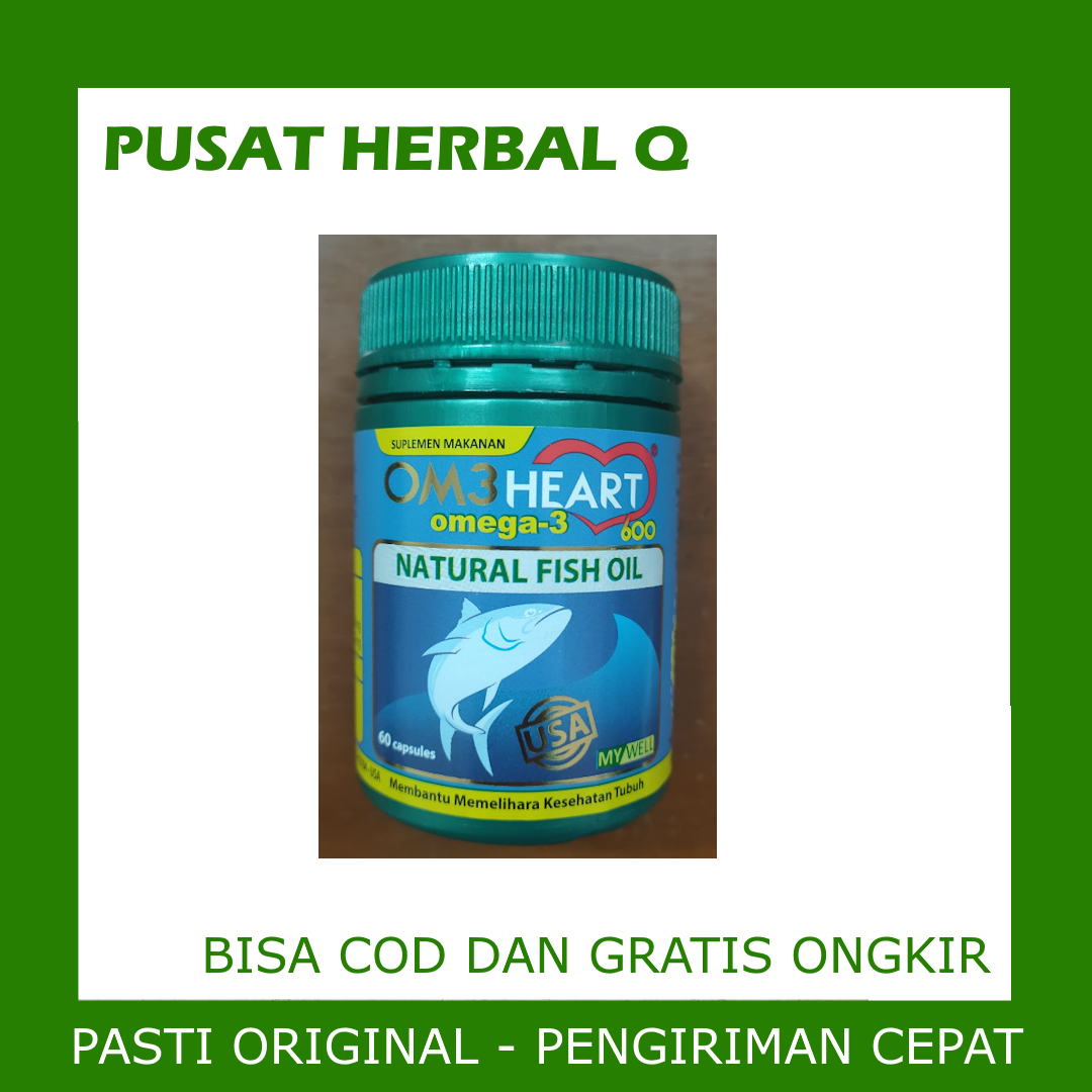 OM3 HEART OMEGA 3 BOTOL 60 KAPSUL MYWELL | Lazada Indonesia