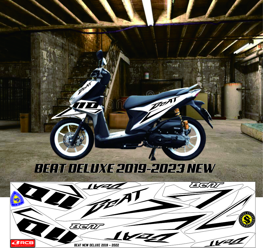 STRIPING ALL MOTOR BEAT DELUXE 2019 2020 2023 STIKER BEAT ISS-CBS ...