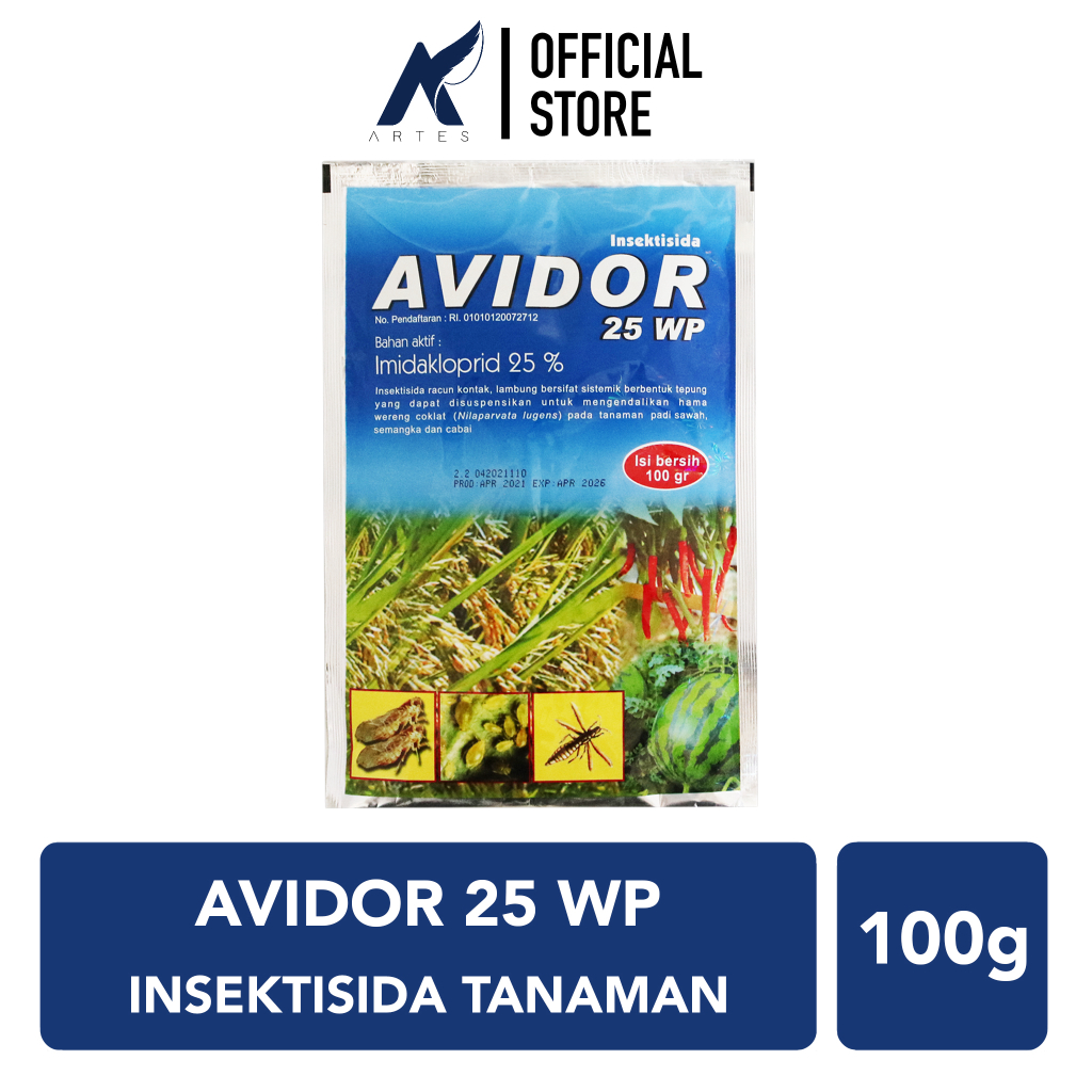 AVIDOR 25 WP Insektisida-Pengendali Hama-Obat Kontak Wareng Coklat Tanaman-Tumbuhan Padi ...
