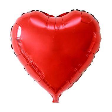 Balon Foil Love Merah / Balon Foil Bentuk Hati / Heart Ballon / Balon ...