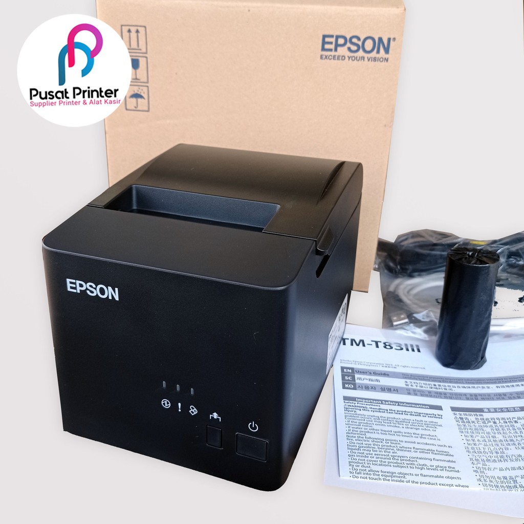 Printer Kasir Pos Thermal EPSON TM-T83III / TMT82 USB Serial | Lazada ...