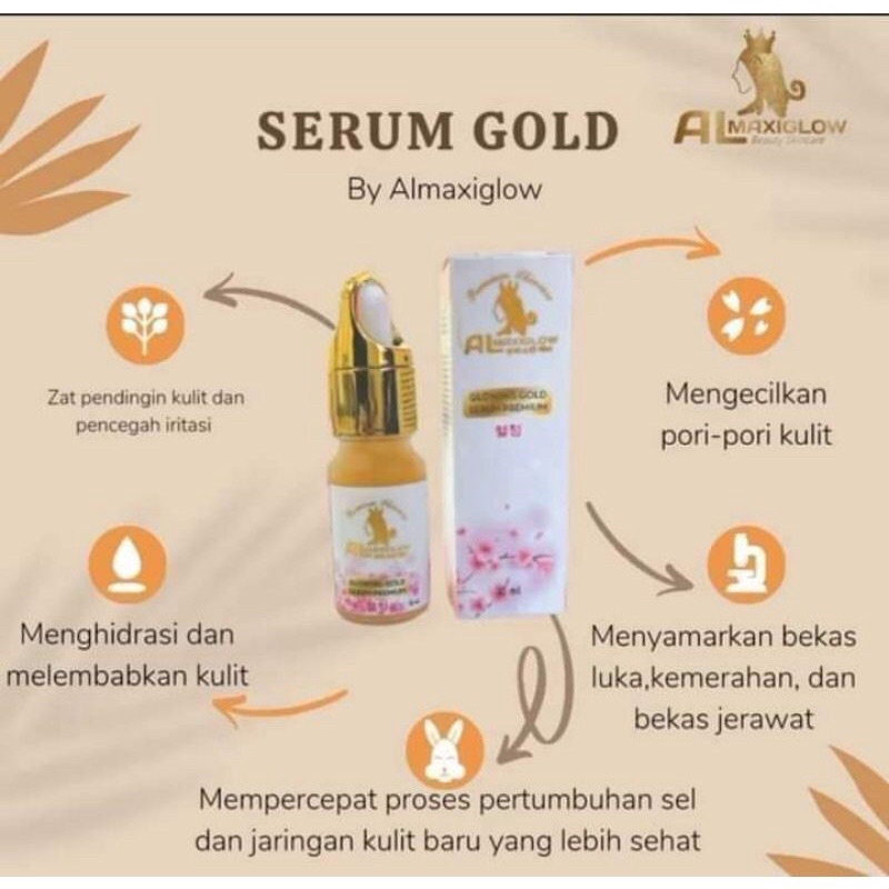 SERUM GOLD AL MAXI GLOW /ALMAXI GLOW | Lazada Indonesia