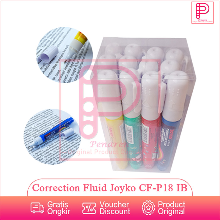 CORRECTION JOYKO CF-P18 IB [1 PACK] / TIPE EX CAIR / CORRECTION FLUID ...