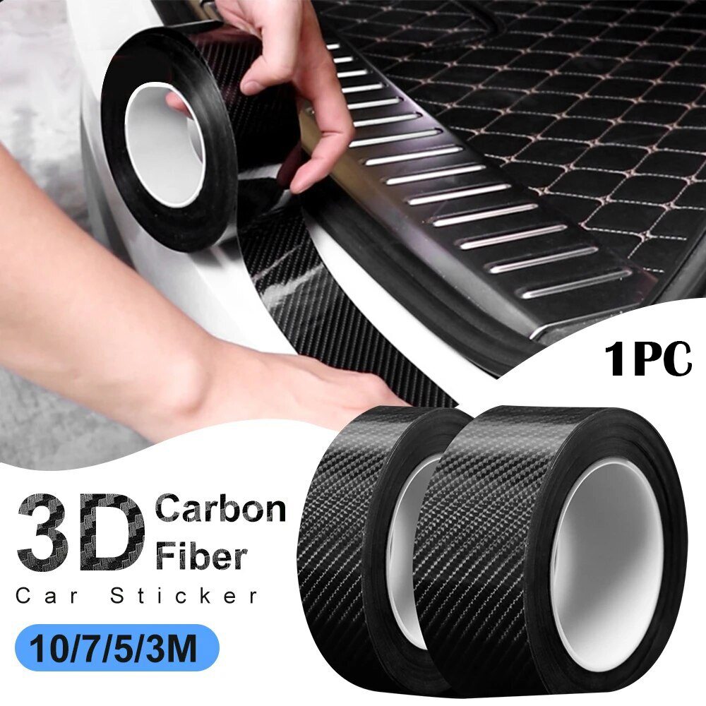 Stiker Pelindung Mobil Carbon Fiber 3D 5 Meter Car Wrap Film Vinyl ...