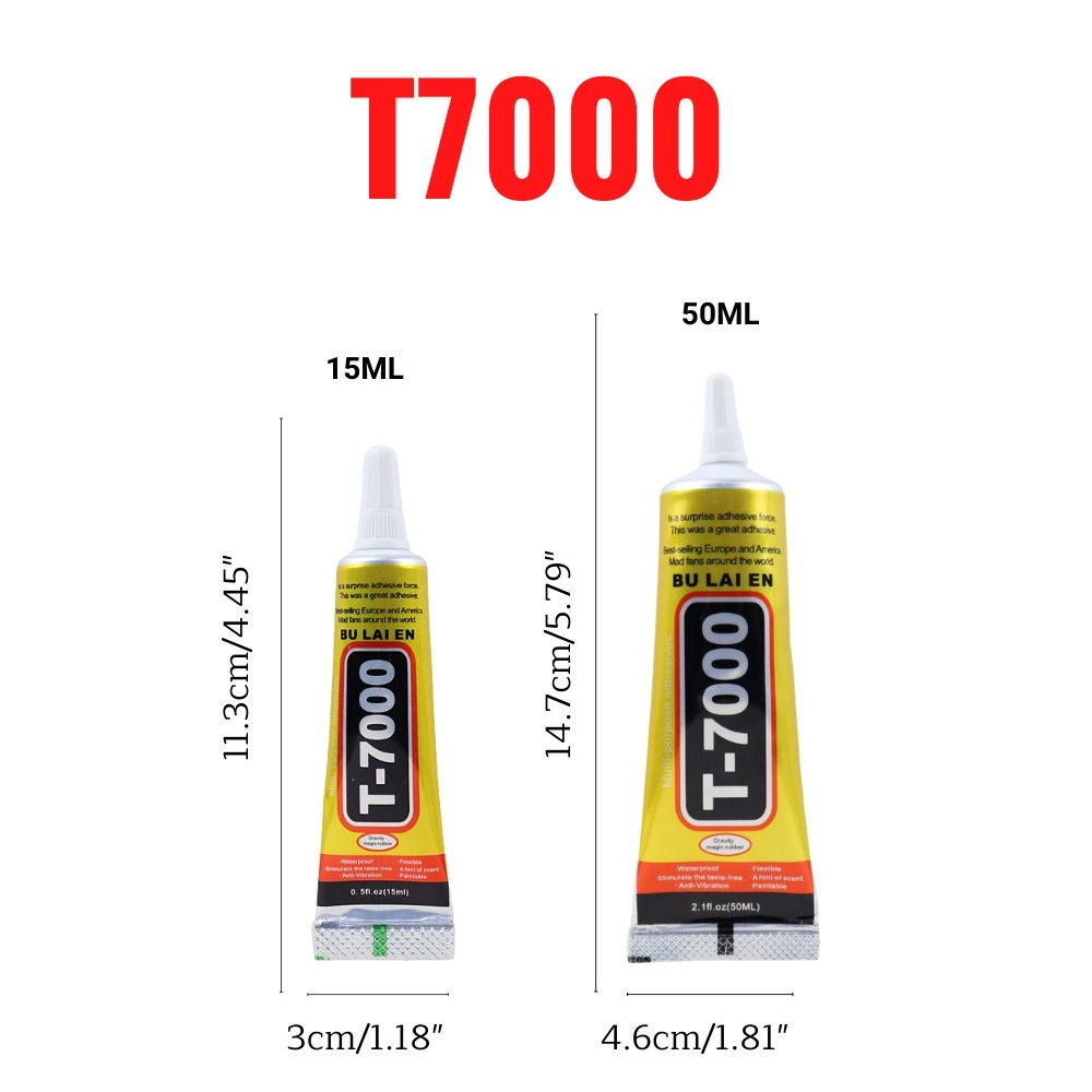 LEM LCD / LEM TOUCHSCREEN T7000 BULAI ~ WARNA HITAM 15 ML DAN 50 ML | Lazada Indonesia