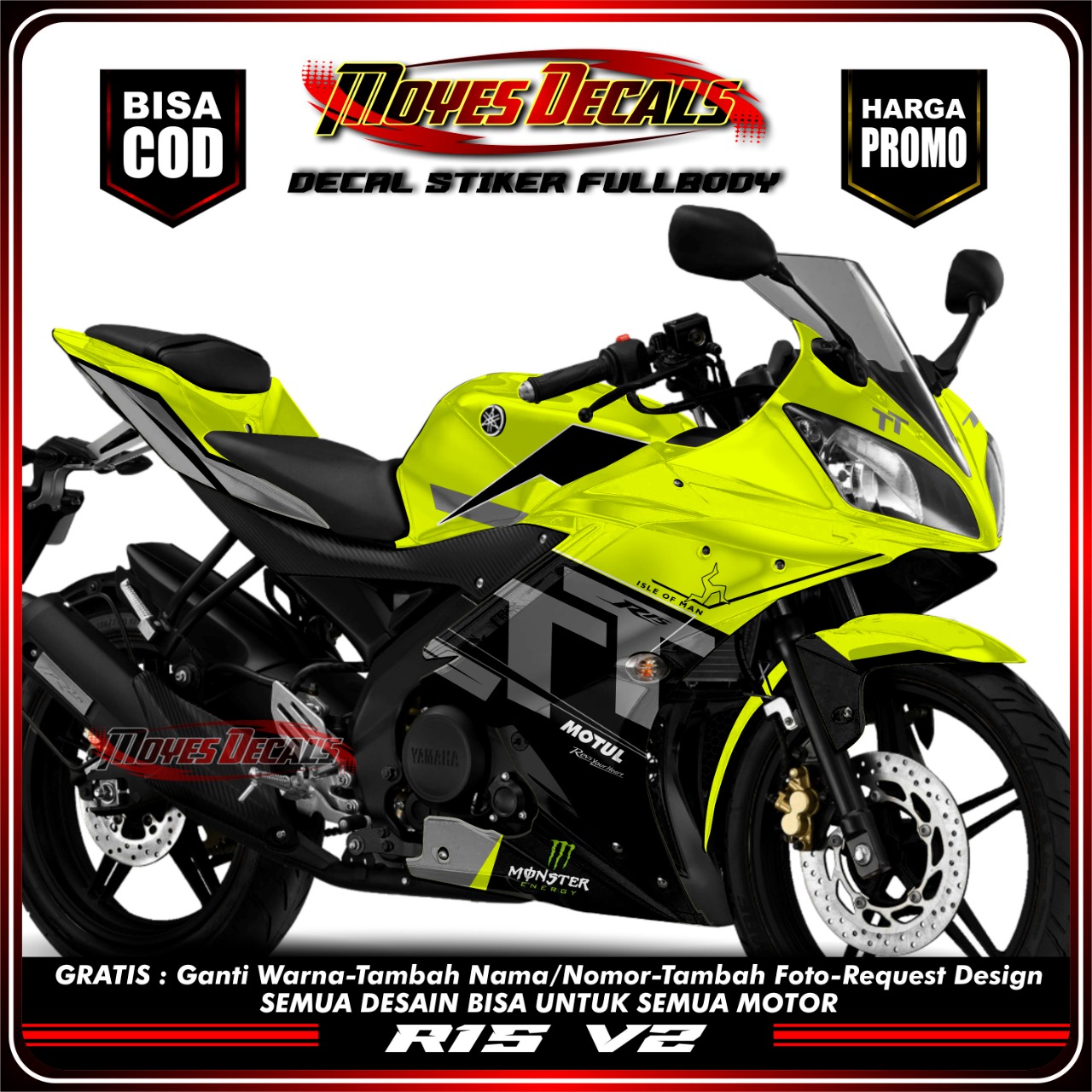 ⭐⭐⭐⭐⭐decal r 15 v2 stiker decal motor r15 v2 stiker decal motor r15 v2 ...