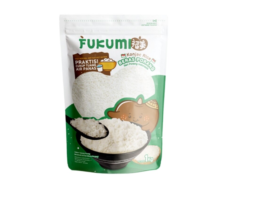 Fukumi Beras Porang Shirataki Konjac Rice 1 Kg | Lazada Indonesia
