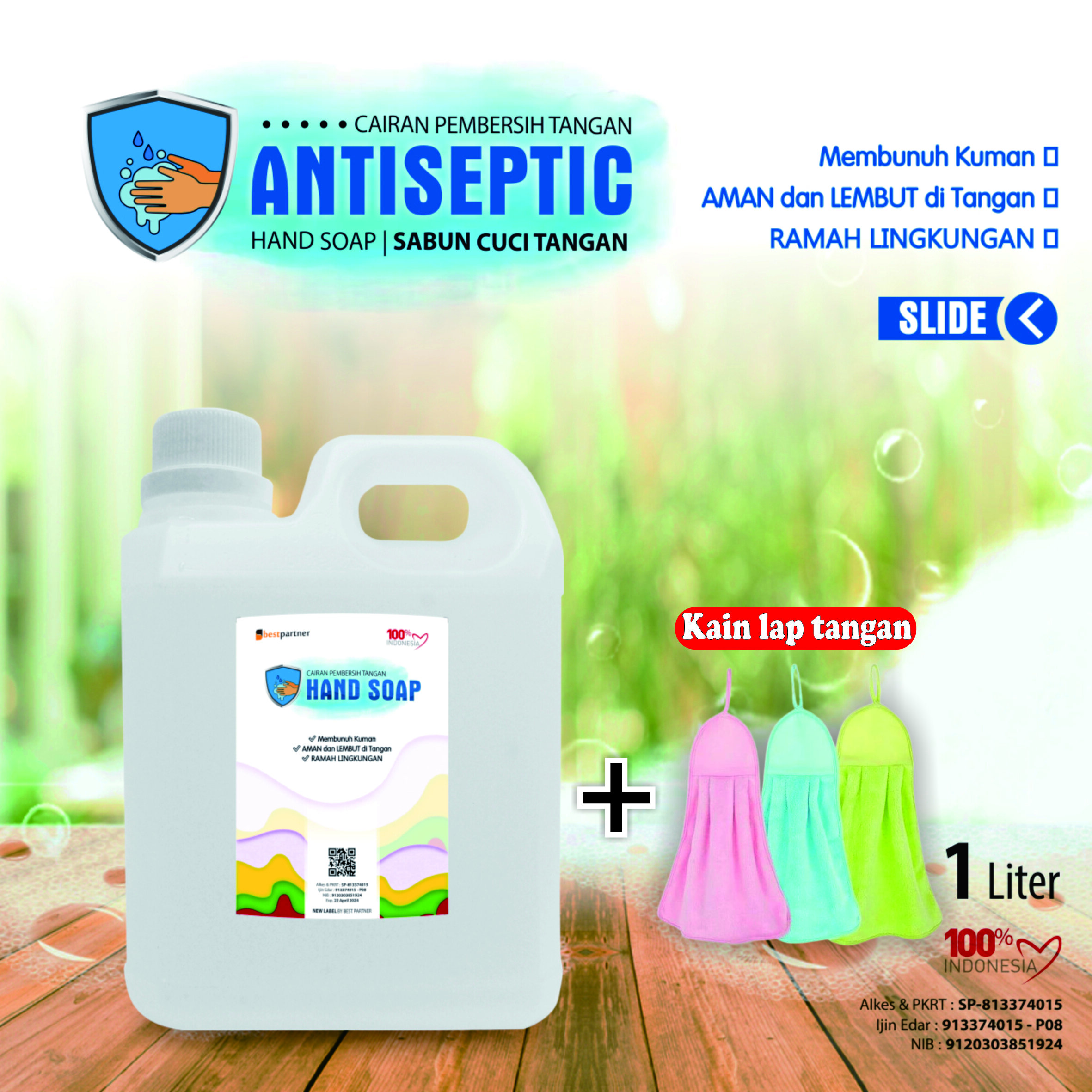 Sabun Cuci Tangan Antiseptic Variasi Aroma Parfum Body Bath 1 Liter ...