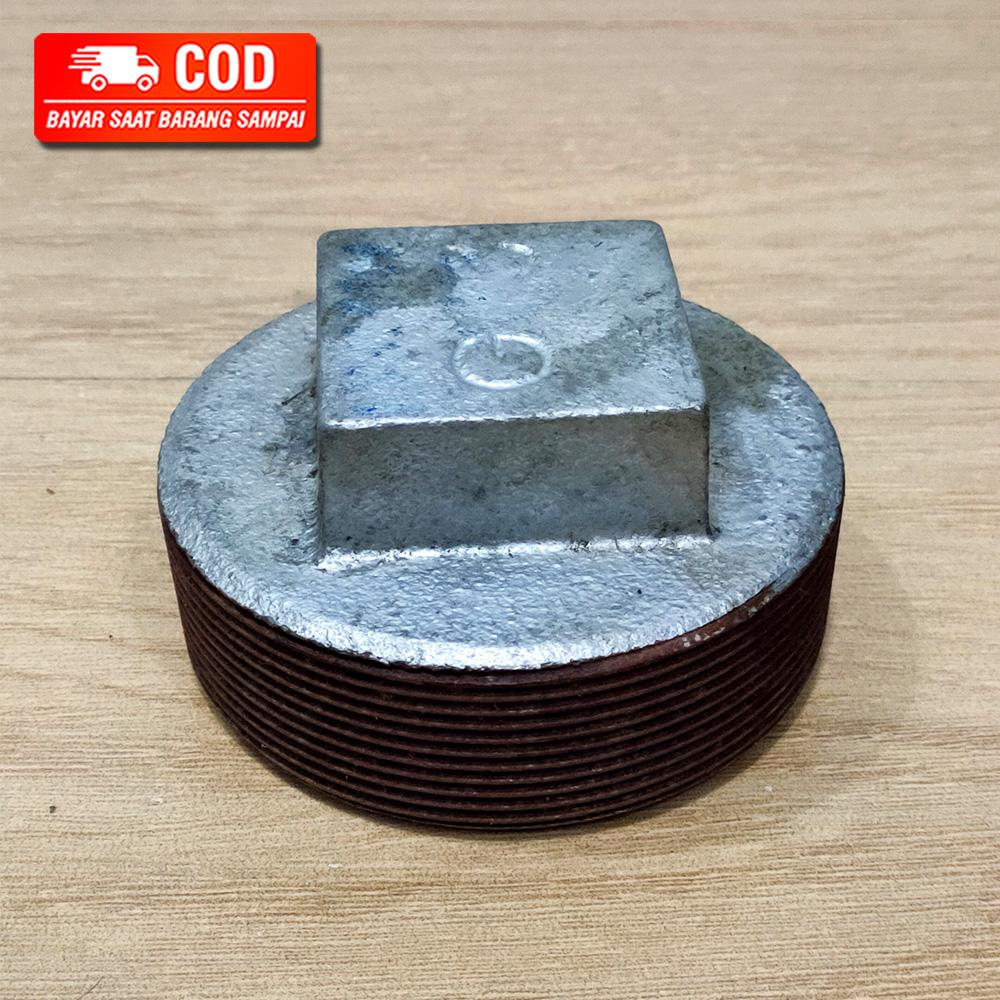 PLUG DOP BESI DRAT LUAR 3 INCH / TUTUP PIPA BESI DRAT LUAR 3 INCH ...