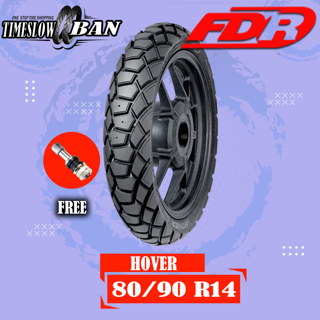 Ban Motor Matic // FDR HOVER 80/90 Ring 14 Tubeless | Lazada Indonesia