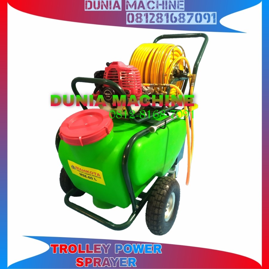 alat semprot tanaman dan kendaraan || trolley power sprayer MSE 60 L ...
