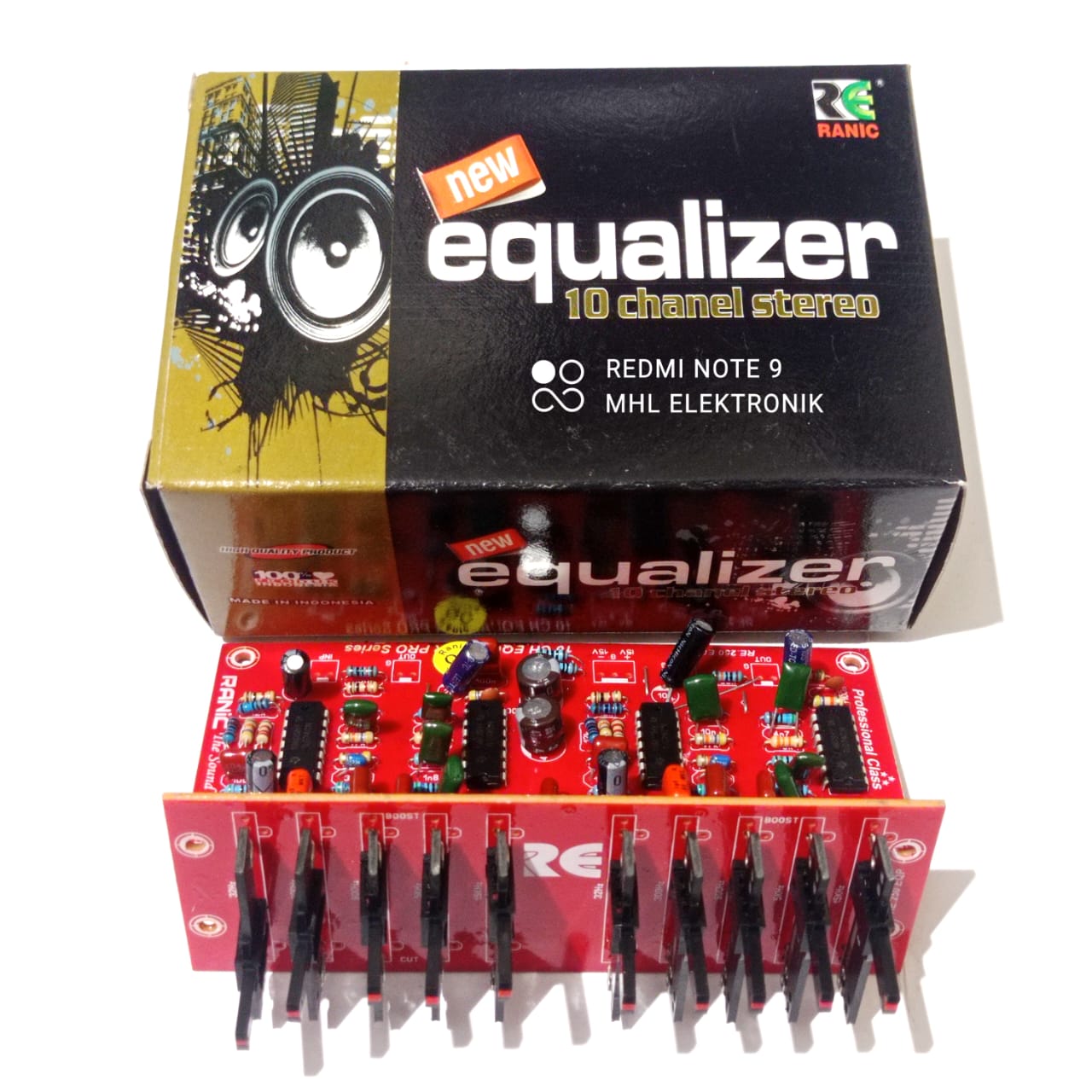 KIT EQUALIZER STEREO 10 CH EQUALISER 10 CHANNEL RANIC | Lazada Indonesia