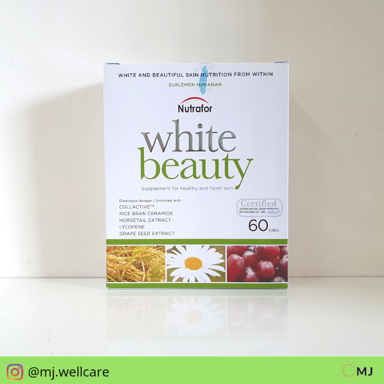 Nutrafor White Beauty isi 60 kapsul | Lazada Indonesia
