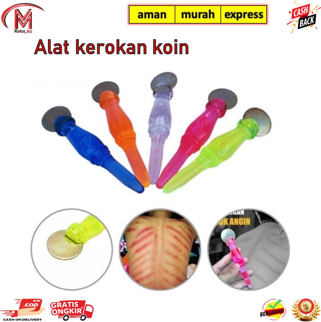 Alat Kerikan Koin & Totok 2in1 Kerokan Masuk Angin Kerik Pijat Kerok ...