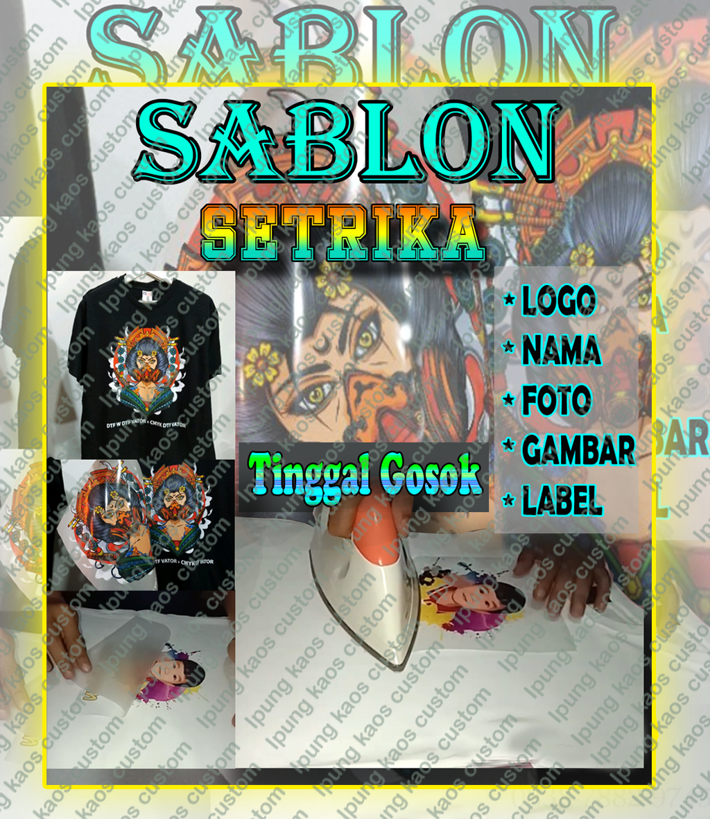 sablon dtf siap pakai / sablon custom logo sendiri bebas desain bisa ... sablon dtf siap pakai / sablon custom logo sendiri bebas desain bisa ...