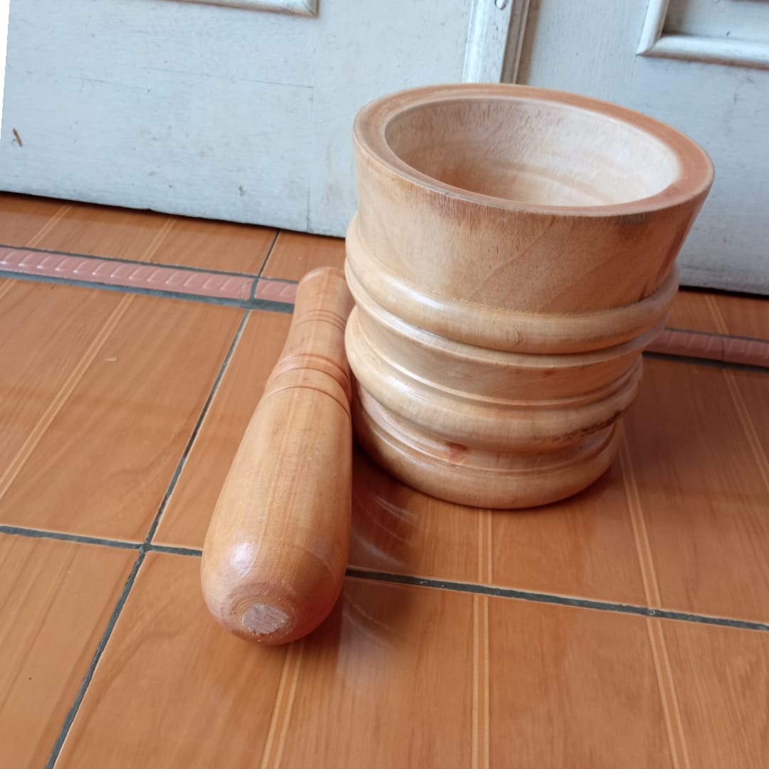 LUMPANG KAYU BESAR DAN ALU/ALAT PENUMBUK | Lazada Indonesia