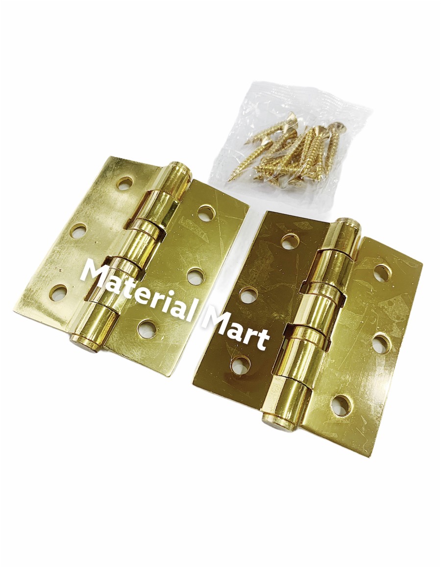 Engsel Pintu Stainless Kuning 3 Inch | Engsel Jendela Besi 3" | Hinge ...