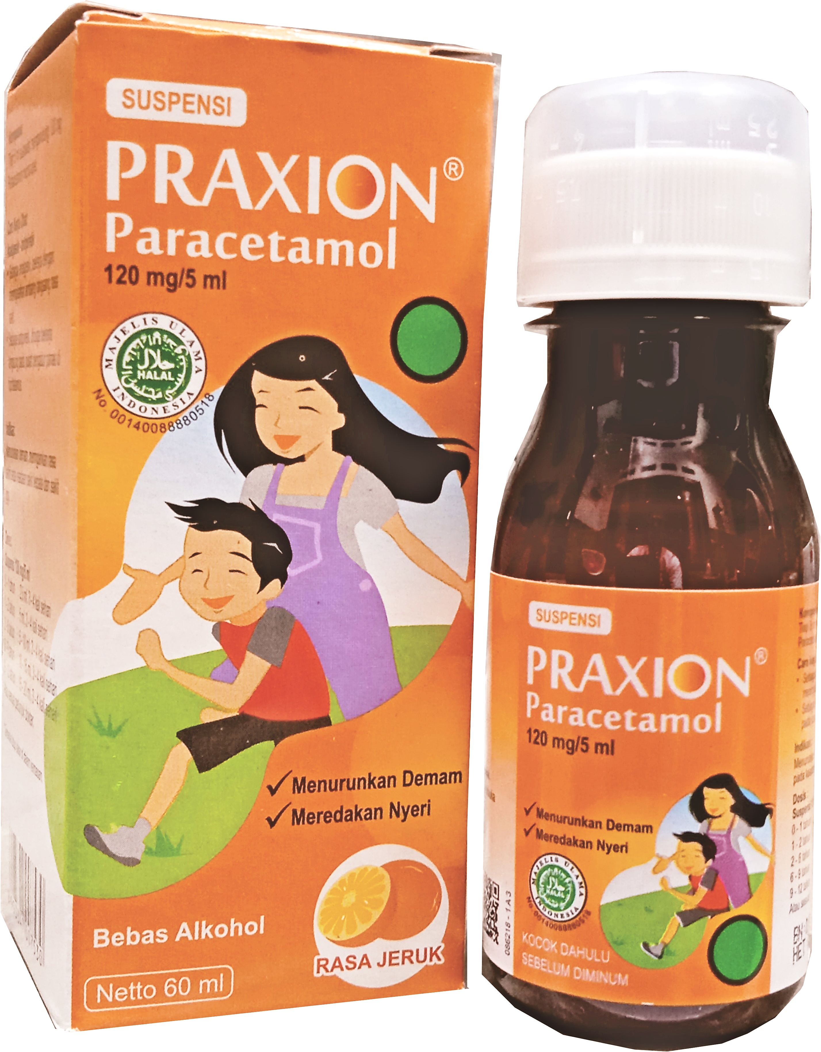 Praxion Suspensi Syrup 60 ml - Penurun Demam Pada Anak | Lazada Indonesia