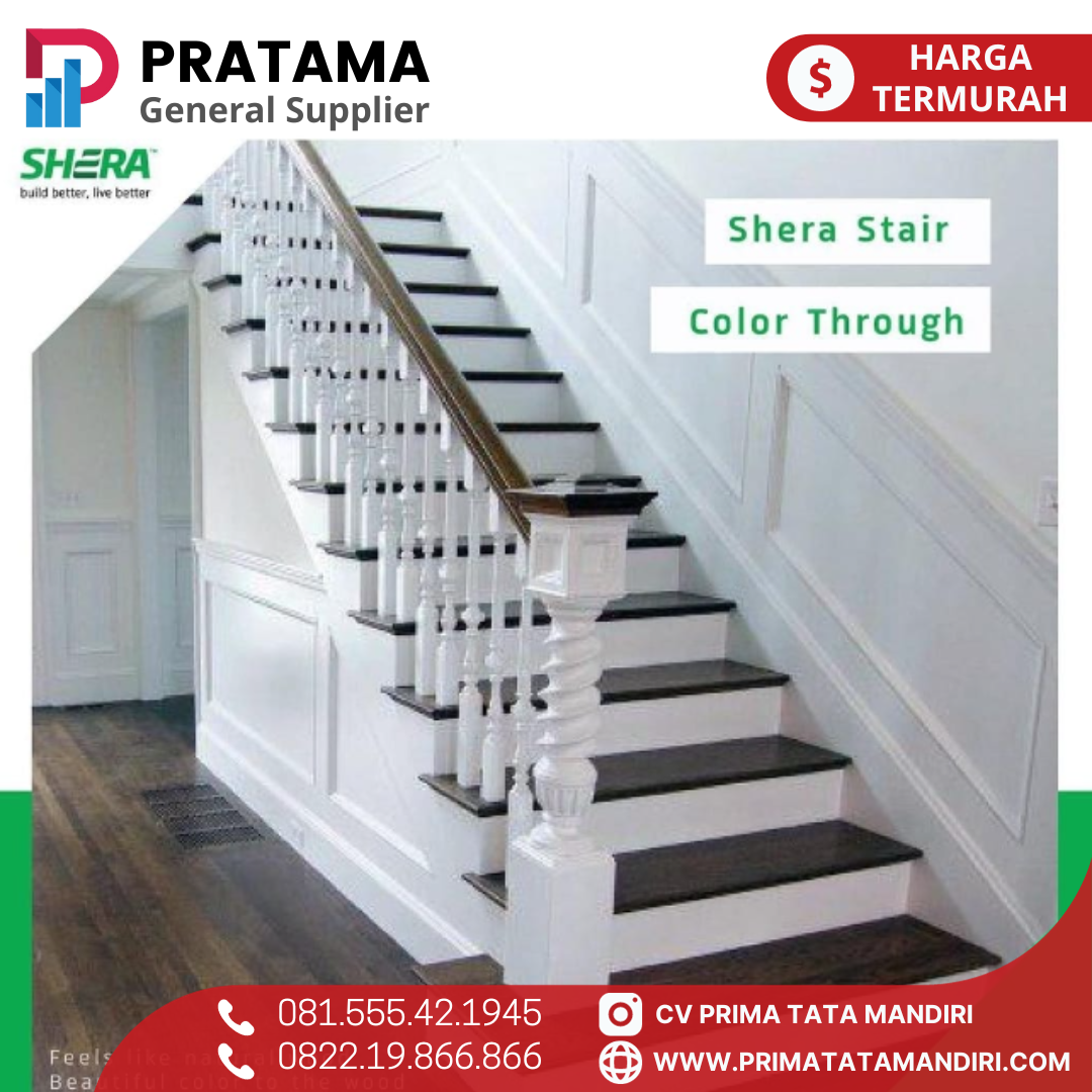 Shera Stair Cassia Texture 35 mm / Anak Tangga Motif Kayu | surabaya ...