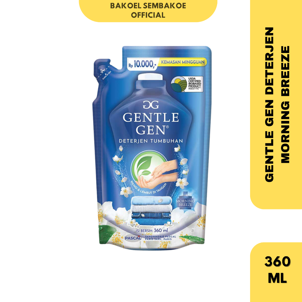 GENTLE GEN Detergen Cair Morning Breeze 360ml | Lazada Indonesia