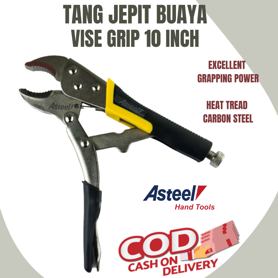 Tang Buaya - Tang Buaya Jepit- Locking plier curve - Vise Grip original ...