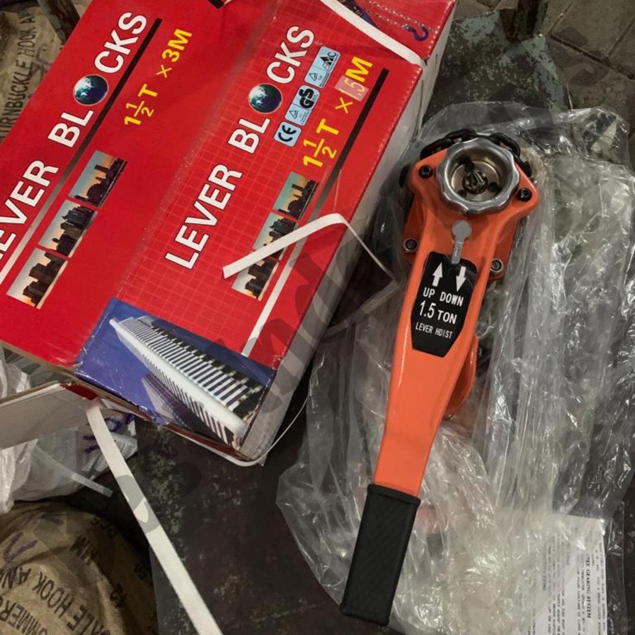 LEVER BLOCK / KOTREK RANTAI 3 T TON X 1,5 1.5 M METER / LEVER HOIST ...