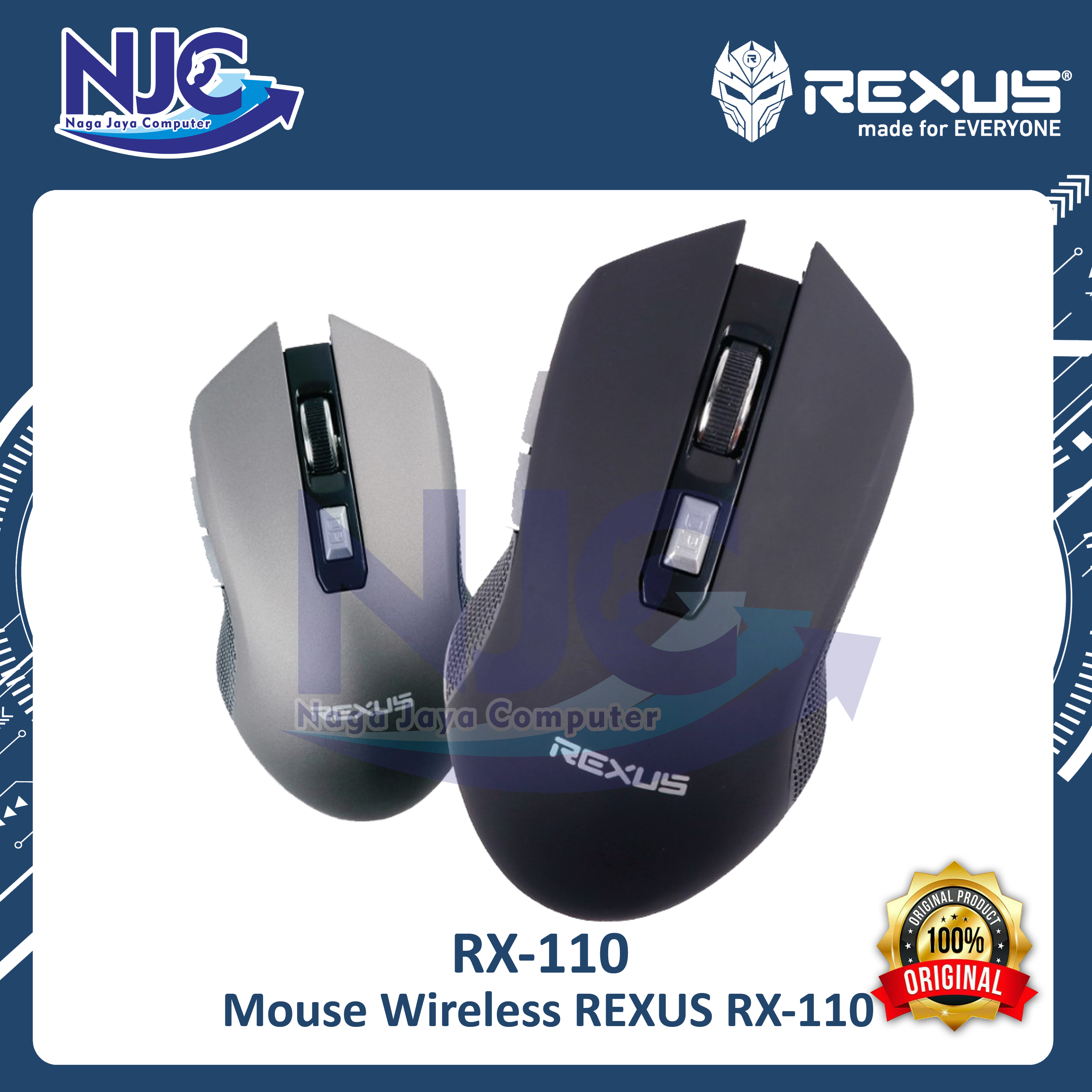REXUS MOUSE WIRELESS GAMING AVENGER 110 | Lazada Indonesia