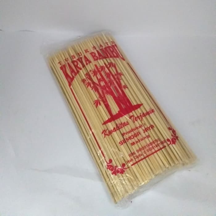 Tusuk sate - tusuk bambu - tusuk makanan | Lazada Indonesia