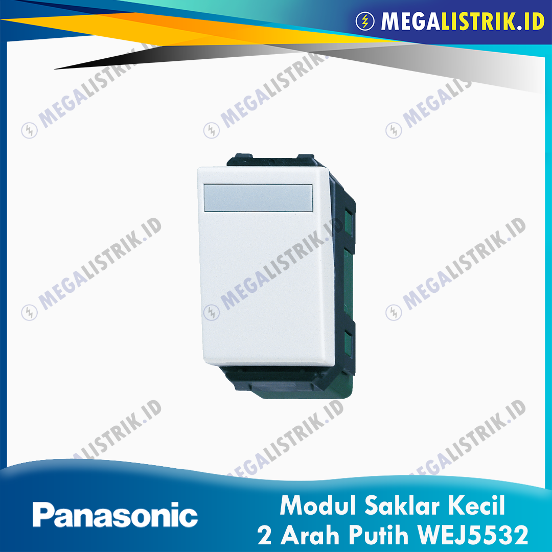 PANASONIC MODUL SAKLAR TUKAR 2 ARAH PUTIH WEJ5532 / SAKELAR SWITCH ...