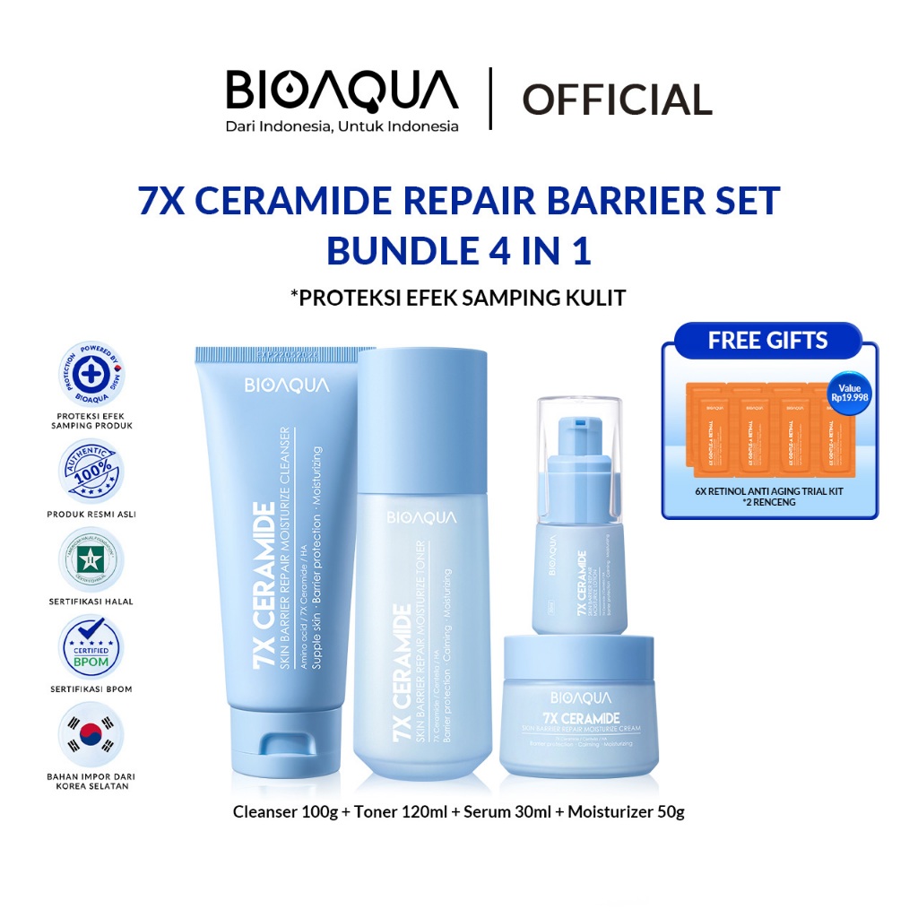 BIOAQUA shop Skincare Anak Paket 4pcs