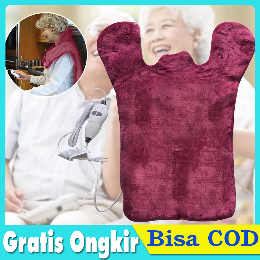 Heating Pad Neck Listrik Penghangat Punggung Pundak Tubuh Alat Terapi ...