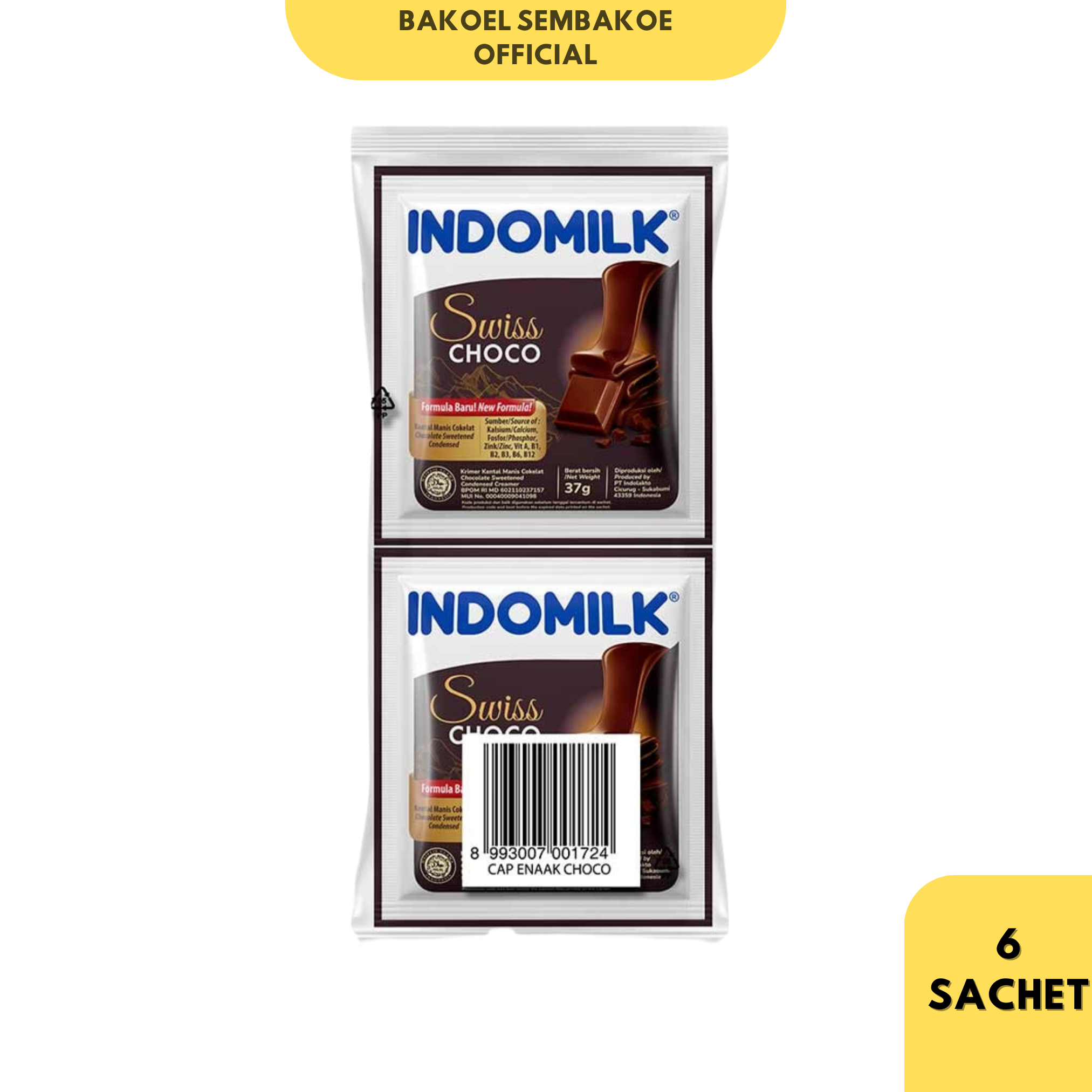 INDOMILK Susu Kental Manis Sachet Isi 6 | Lazada Indonesia