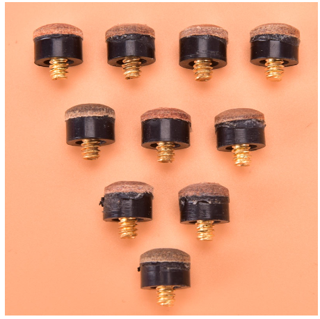 Screw On Tip - 12 mm Cue Tips Baut Besi Stick Billiard Stik Biliar ...