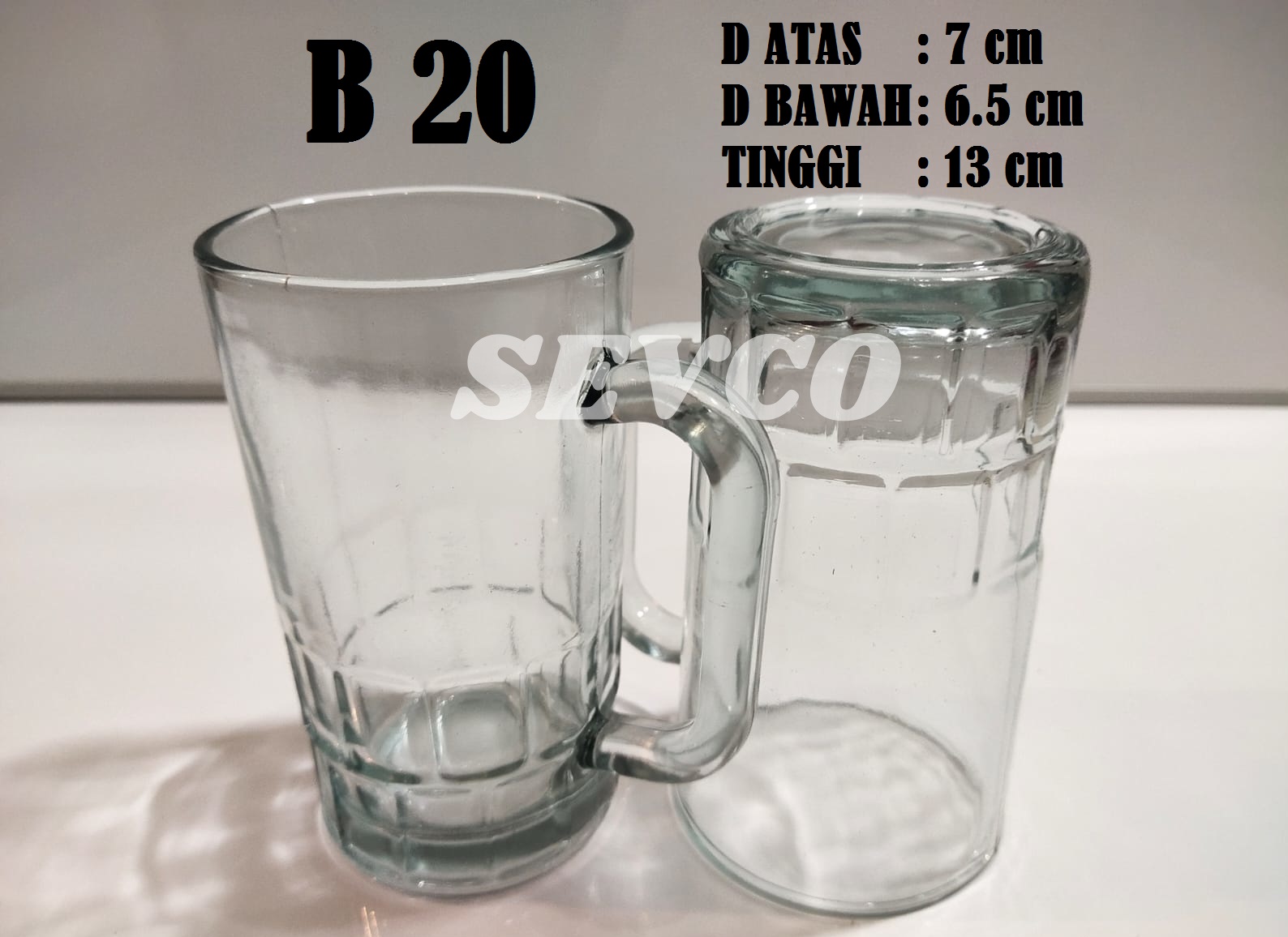 Gelas Gagang B20 UMBRA (325ML)| Gelas Beling | Gelas Teh Kopi | Gelas ...