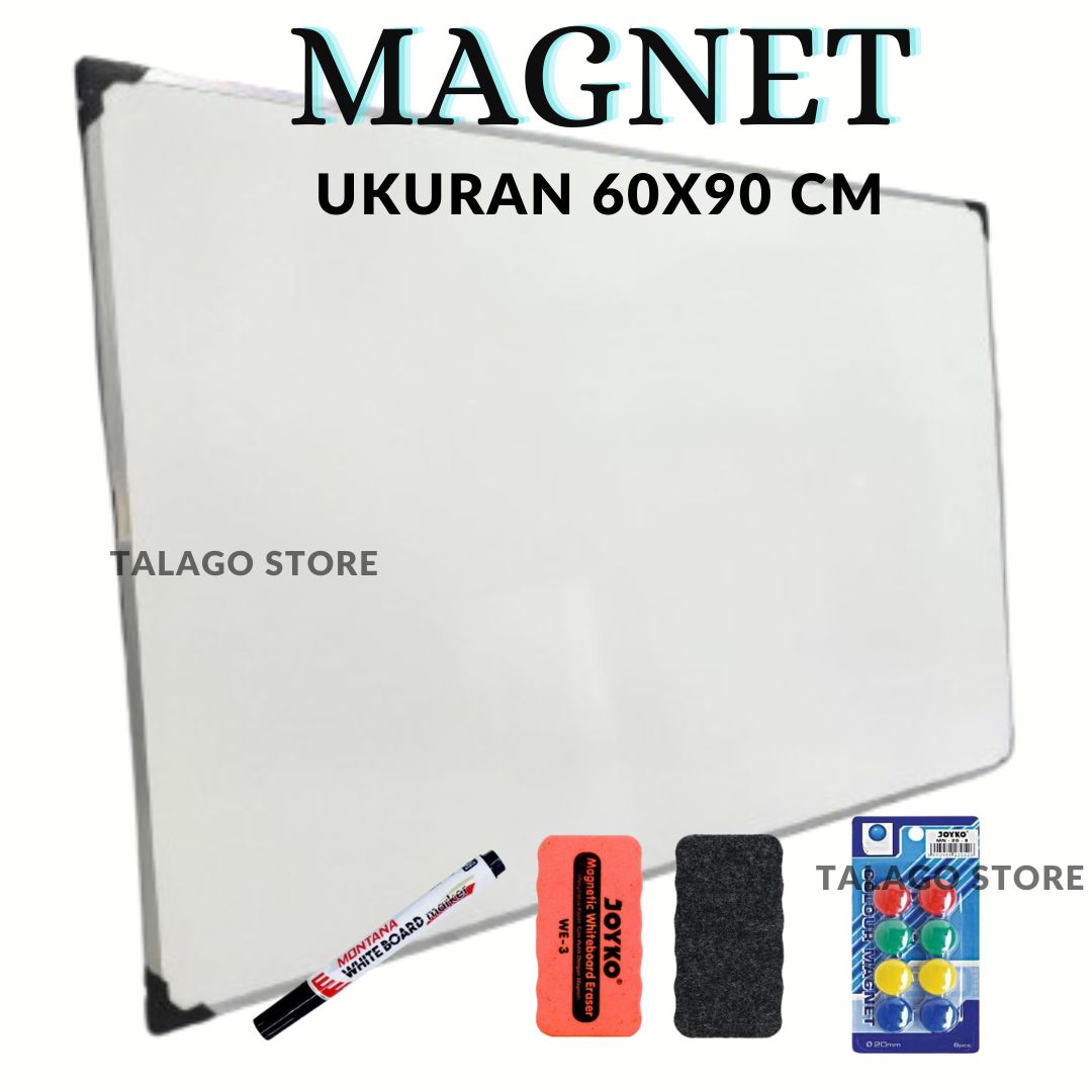 Papan Tulis / Whiteboard Magnet 60 X90 CM / Whiteboard | Lazada Indonesia