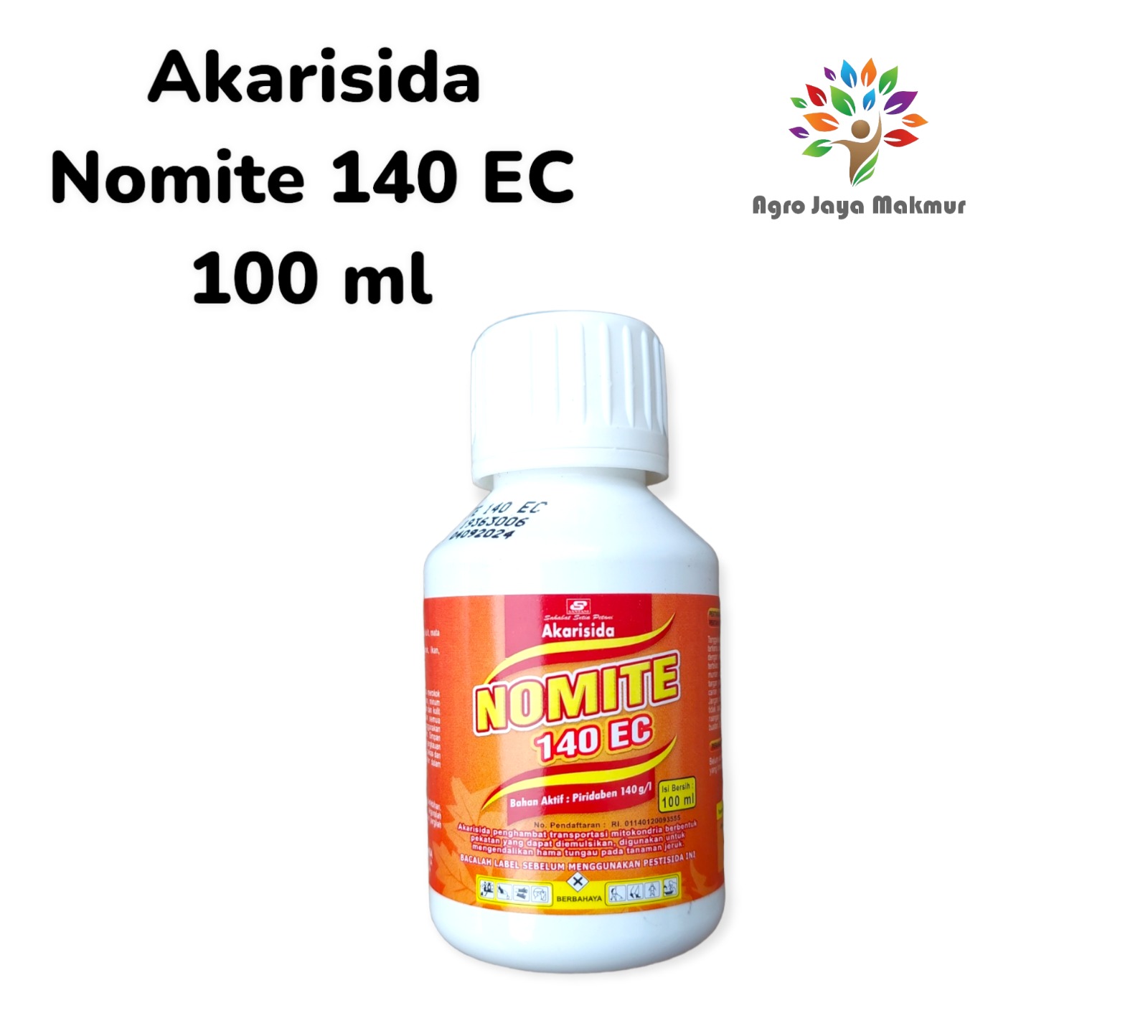 AKARISIDA NOMITE 140 EC 100 ML INSEKTISIDA pembasmi hama tungau kutu ...