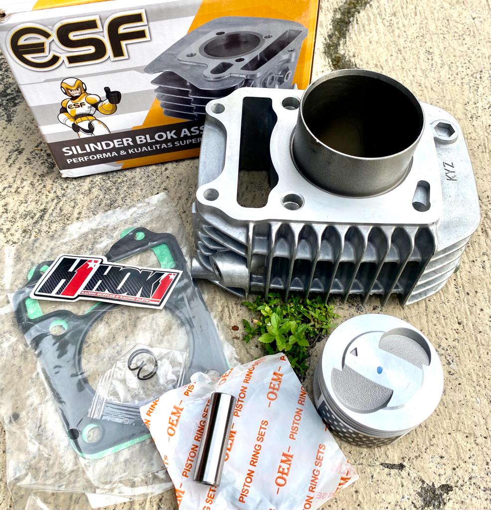 Cylinder Blok Block Seher Boreup New Supra X 125 Injeksi Blade 125 Fi ...