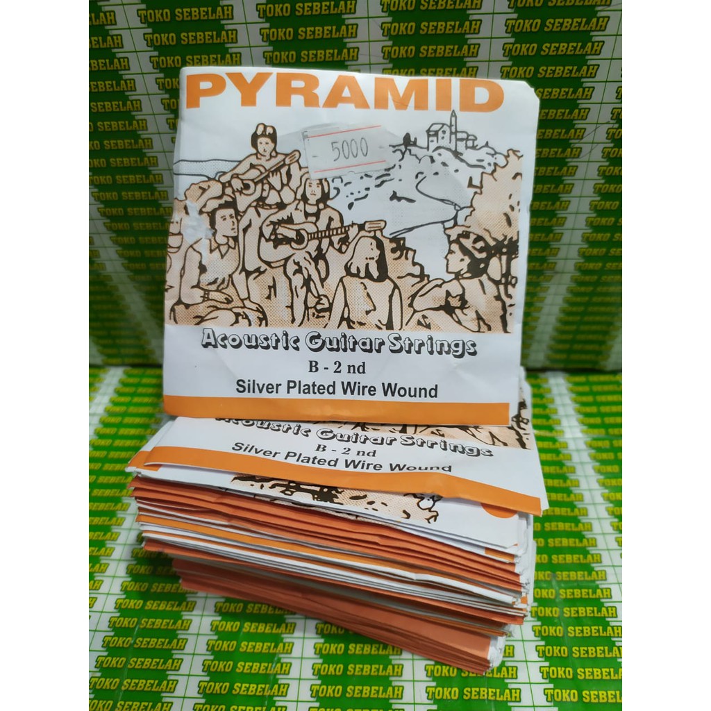 Senar Gitar String Akustik Pyramid Original Premium No. 1 2 3 4 5 6 ...