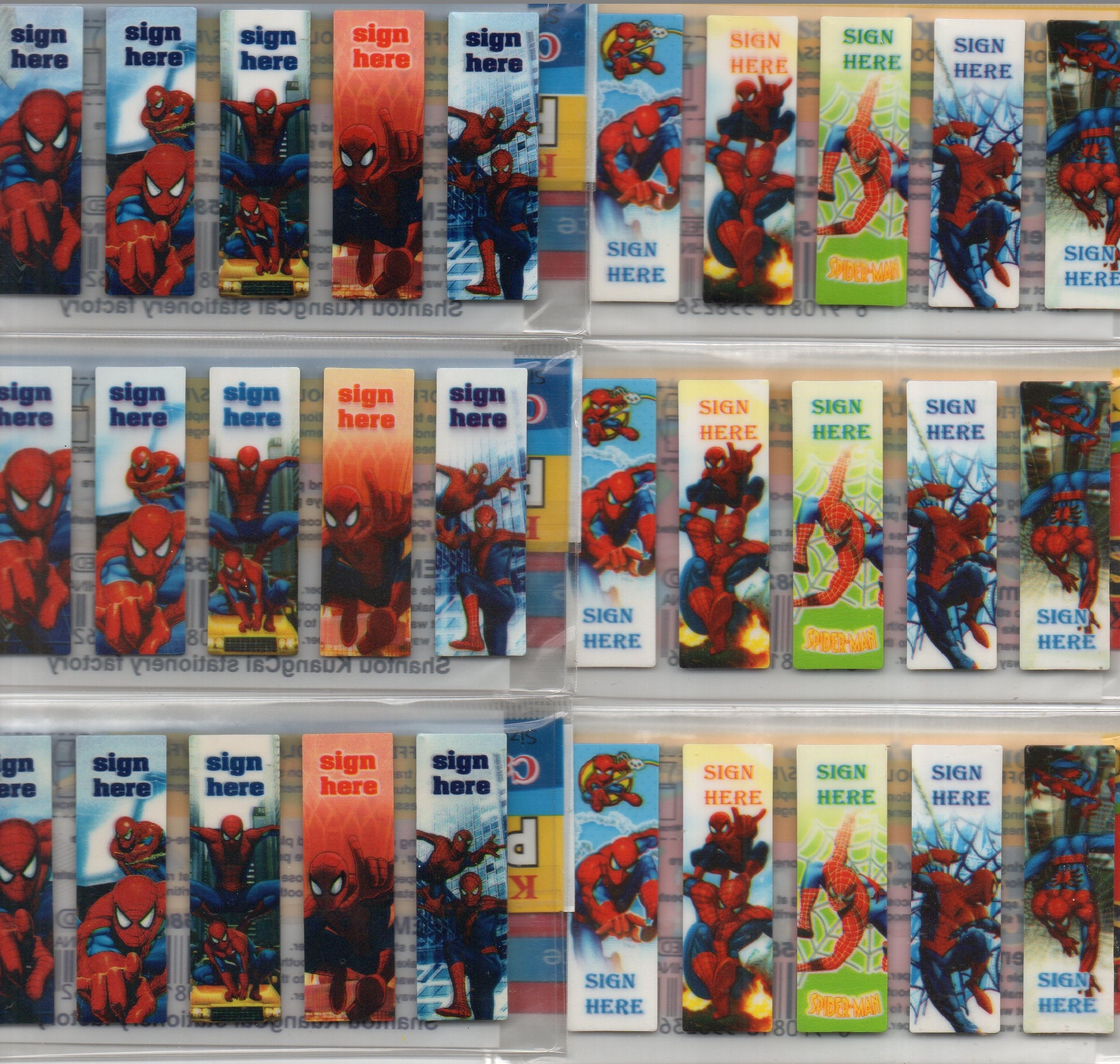 1 pack isi 100 lembar Sticky note karakter pembatas kertas Stiker buku ...